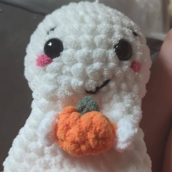 PATTERN: Low Sew Plush Ghasper the Sheet Ghost - Crochet Ghost With ...