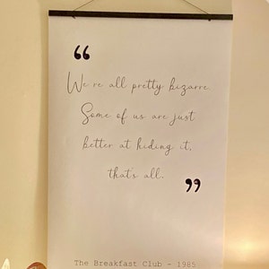 The Breakfast Club Movie Quote Closing Lines Letter to Mr. | Etsy