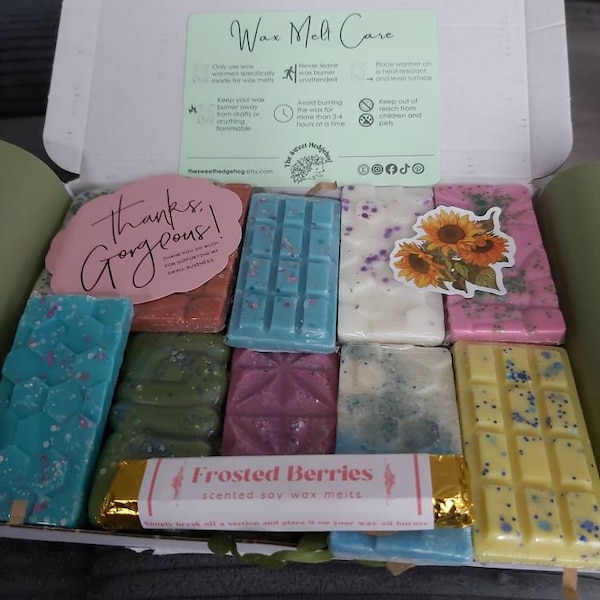 Luxury Wax Melts Flower Bouquet in the Box Happy Birthday Gift for ...