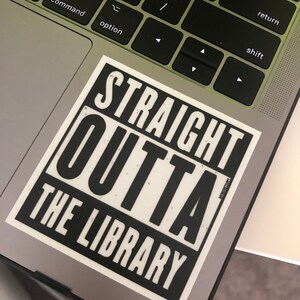 Library Sticker Bookish Stickers Bookworm Decals Literary Gift ...