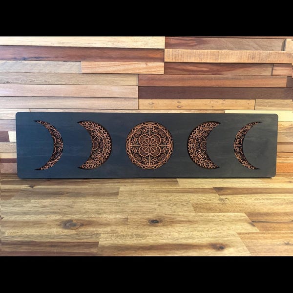 Digital Files Multilayered River Mandala Mirror, Layered Wall Art ...