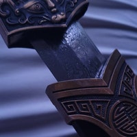 Embroidered Spring Sword,full Tang Samurai Sword Japanese Katana ...