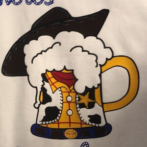 Toy Story There's a Snake in My Beer Woody Beer Mug Epcot - Etsy