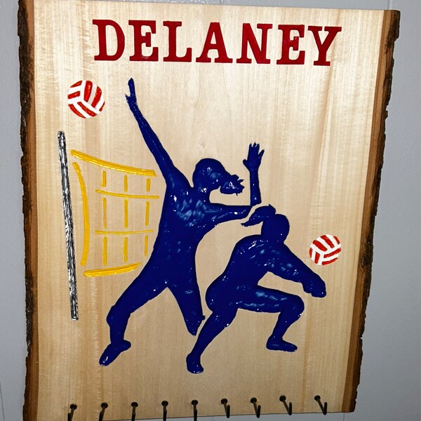 Volleyball Player (spike) Stencil - Etsy