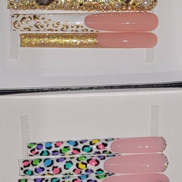 Xl/xxl/3xl/duck/read Description! White/french Tip/bling French/flowers ...