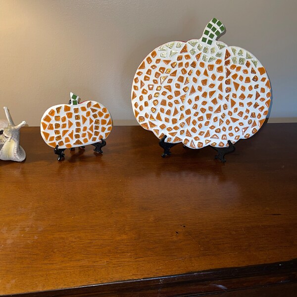 Pumpkin Mosaic Kit, Craft Kit, DIY Kit for Adults, Craft Kit for Kids ...