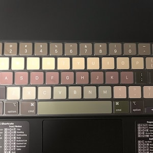 Notebook Keyboard Stickers Laptop Keyboard Cover Vinyl Macbook | Etsy
