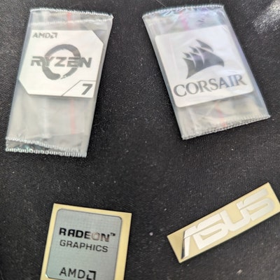 Asus Republic of Gamers ROG Label / Aufkleber / Sticker / Logo 30 X ...