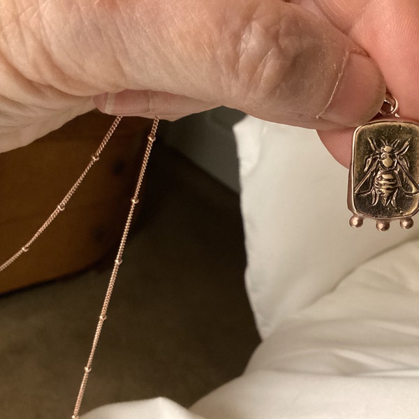 Roman Coin Intaglio Pendant Silver | Honey Bee Gold Coin Pendant ...