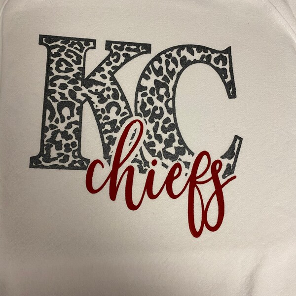 Chiefs SVG, Layered Leopard Print Svg, Cricut Cut File, Sports Clipart ...