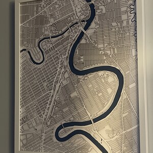 Paris Wood Laser Cut Map, Paris Laser Cut Maps, Wooden City Map 10x 10 ...