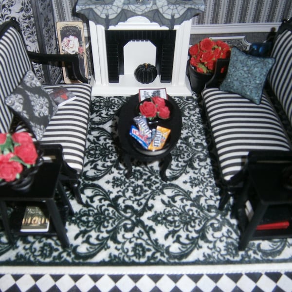 Miniature Slumber Party, 80's Dollhouse Items, 1:12, Pizza, Soda ...