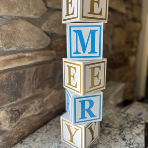Baby Shower Blocks / Baby Shower Decor / Personalized Baby Blocks With ...