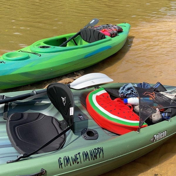 If I'm Wet I'm Happy- Vinyl Decal - Kayak Paddle Decal-sup Paddle ...