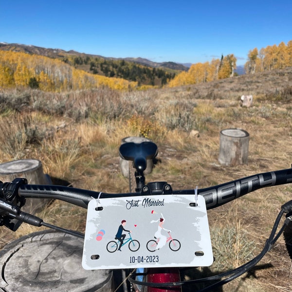 Beach Theme Bike Plates, License Plates, and Buggy Plates. Personalized ...