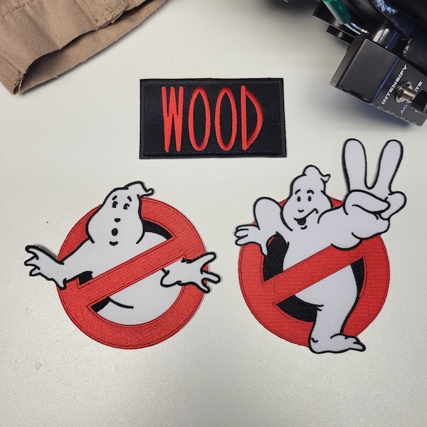 Ghostbusters No Ghosts Logo GB Halloween Costume - Uniform Embroidered Iron on Patch - Etsy
