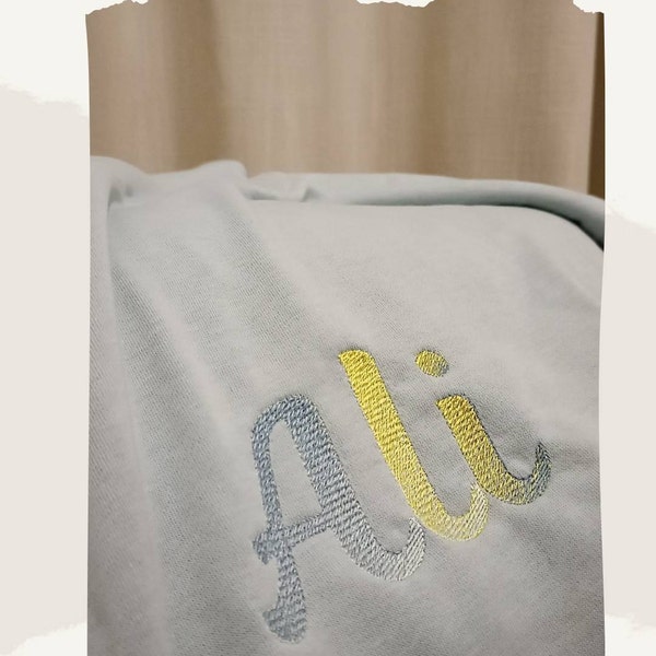 Ella Gradient Embroidery Font Ombre Alphabet Ordinary Threads Required ...