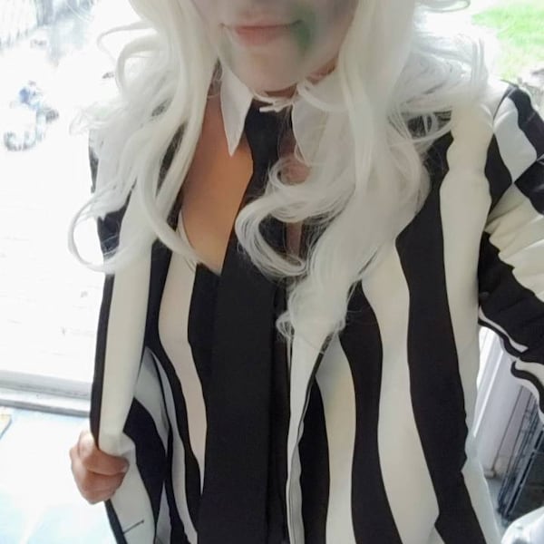 Black & White Stripe Referee Print Cap Sleeve Romper With Scoop Neck ...