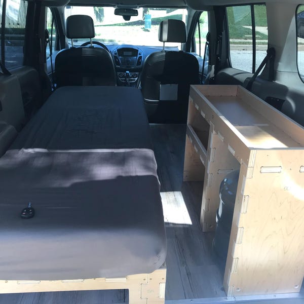Frontier Futon Convertible Couch/bed for Camper Vans, Rvs, Tiny Homes ...