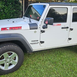 Rally Driver Decal Customizable Name and Flag - Etsy