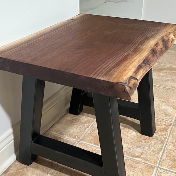 Metal A Frame Table Legs - Set of 2 - Modern Industrial Legs Made in ...