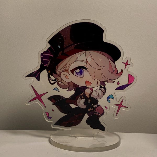 Honkai Star Rail Acrylic Keychain With Sakura Clasp -4 Characters Robin ...