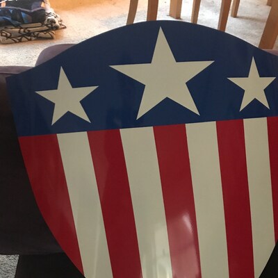 Captain America Heater Shield World War 2 Shield Triangle Shield Metal ...