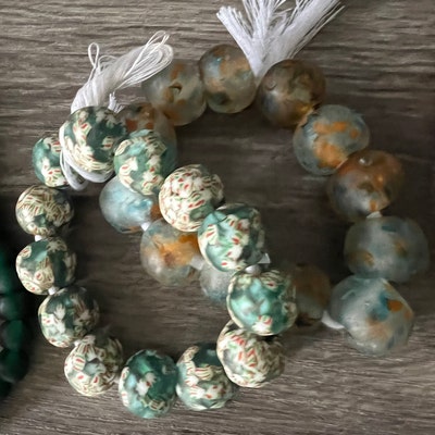 10 Mm. African Vulcanite Vinyl Disc Beads Strand 14 - Etsy