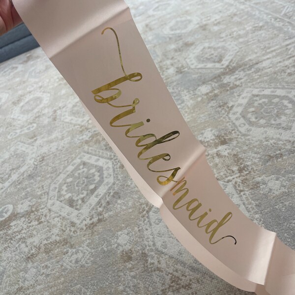 Bride to Be Sash| Hen Party Sash | Sash for Bride - Gold Foil | Mother ...