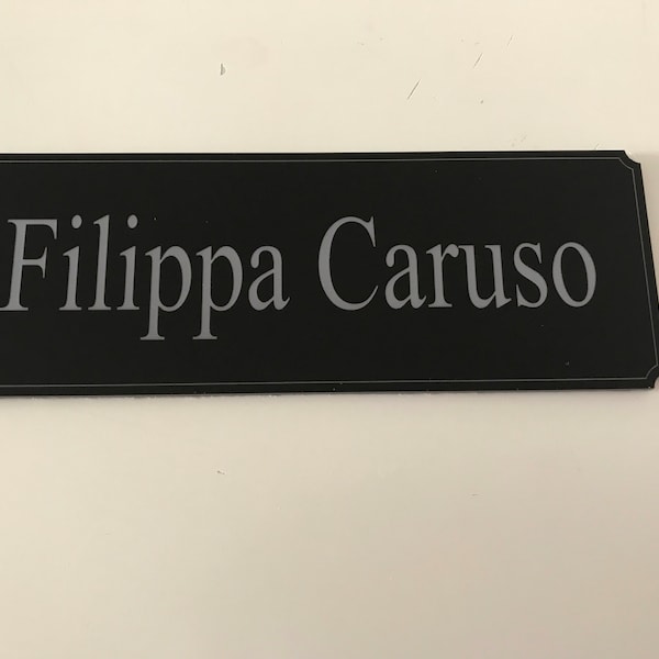 Memorial Name Plate Brass Colour Coffin Urn Name Plate Memorial Funeral ...