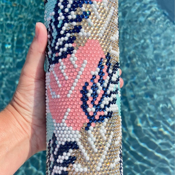 Leopard Print Repeating Triangle Rhinestone Pattern_rhinestone Pattern ...