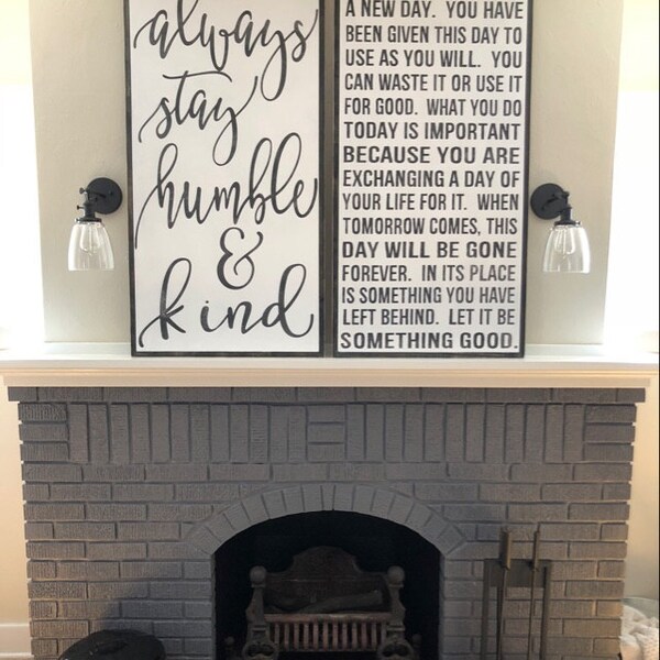 This is the Beginning of a New Day Sign- Today is a New Day- This is ...