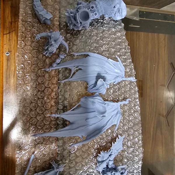 3D Printed Orc Warlord on Wyvern by Avatars of War - Etsy