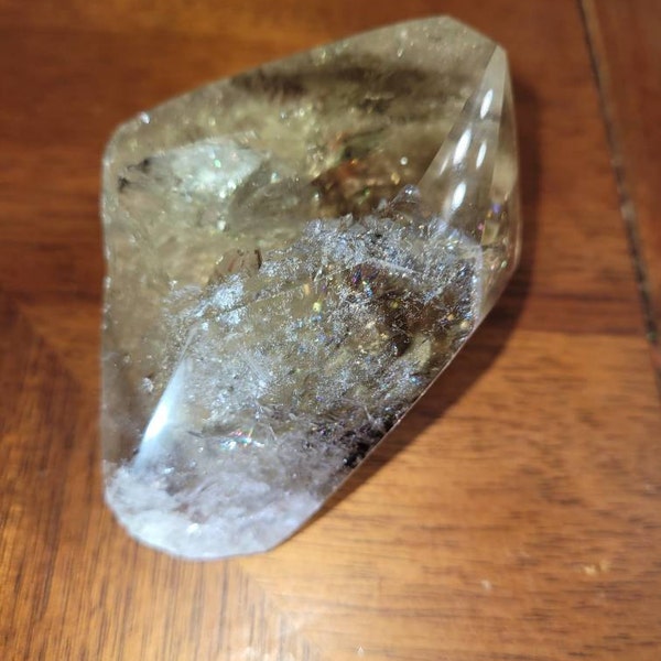 24 Sided Vogel Style Clear Quartz Crystal Point Crystal With Stand - Etsy