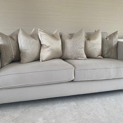 Luxury Sheen Champagne Scatter Cushion Bed Set, Beds, Sofa, Sofa Set ...