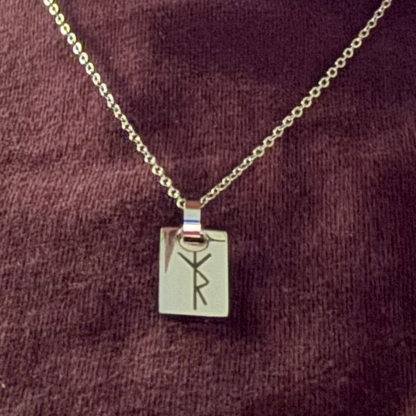 Viking Runes Necklace Personalized Necklace Nordic Viking Jewelry Runes ...