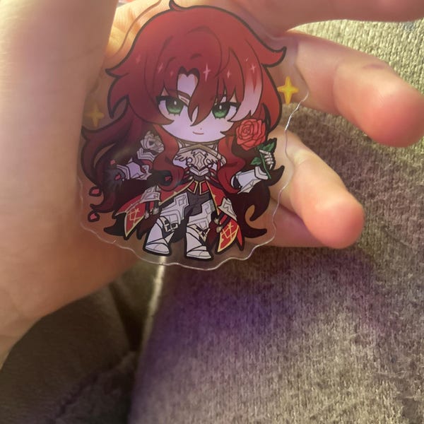 HONKAI STAR RAIL Set 5 Natasha / Welt / Himeko / Herta Chibi Keychain ...