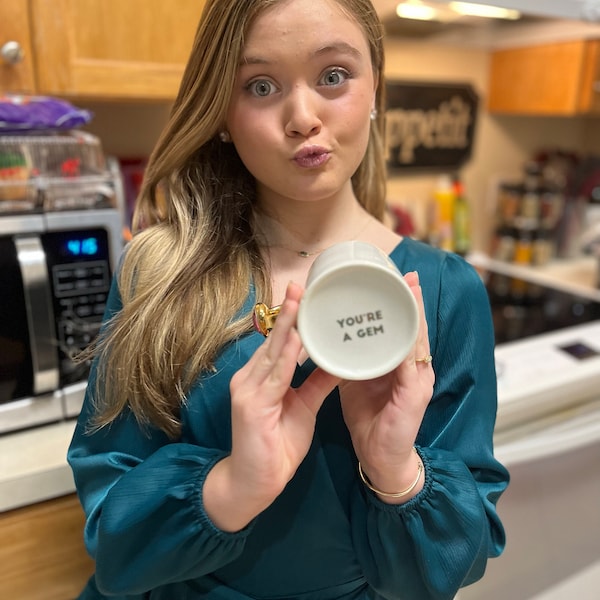 Put a Ring on It Mug, Unique Coffee Mugs for Her, Positive Glam Quote ...