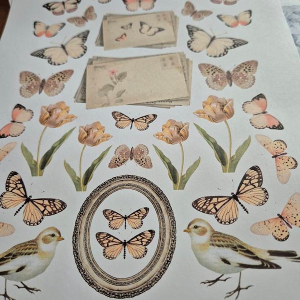 Printable | Fuzzy Cutting | Butterflies | Spring | Tulips | Spring ...