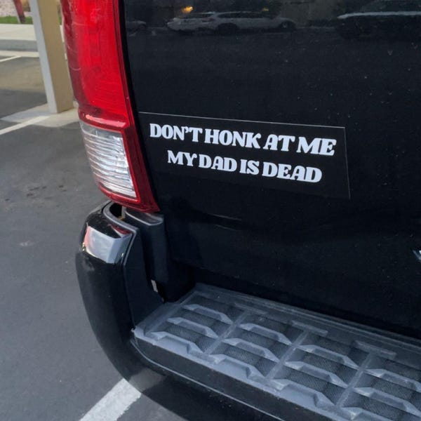 Feral Girlie Bumper Sticker Gen Z, Cursed Meme Sticker, Cute Car Decals ...