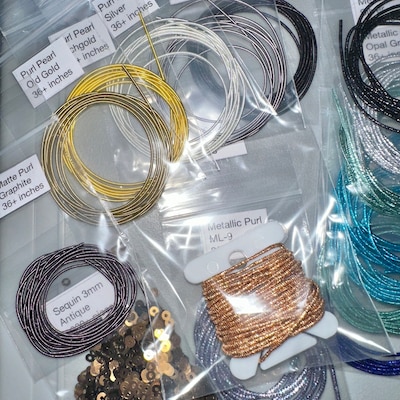 Artistic Embroidery Thread, Metallic Thread for Hand Embroidery ...