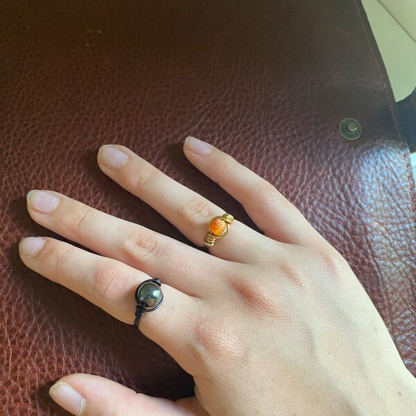 Percy Jackson Character Inspired Wire-wrapped Rings - Sizes 2-15 - Etsy