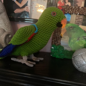 African Grey Parrot Crochet PATTERN USA Terms | Etsy