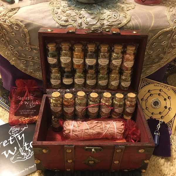 WITCHCRAFT KIT ~ Witch Alter Sets ~ Wand Kit ~ Witch Kits ~ Potion Kit ...