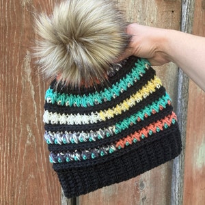 Slalom Run Beanie Knitting Pattern Textured Hat Pattern Bulky Pattern ...