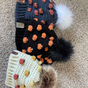 Pumpkin Beanie Crochet Pattern / Toddler to Adult Size / Fall Toque ...