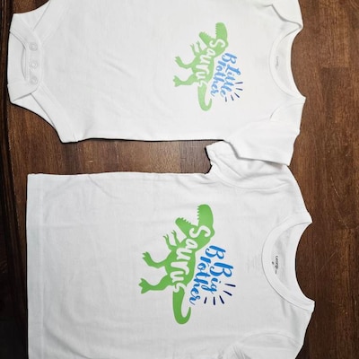 Big Brother Saurus Svg, Little Brother Saurus Svg, Big Bro & Lil Bro ...