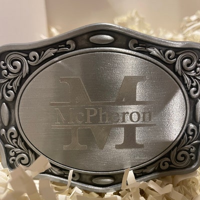 Engraved NAME Belt Buckle, Personalized Belt Buckle, Groomsman Belt ...
