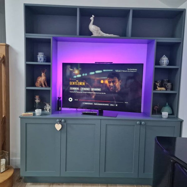 Bespoke TV Unit, Custom Made to Order, Media Wall Unit, Entertainment ...