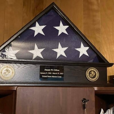 12 X 16 Military Shadow Box With Free Engraved Plaque free - Etsy